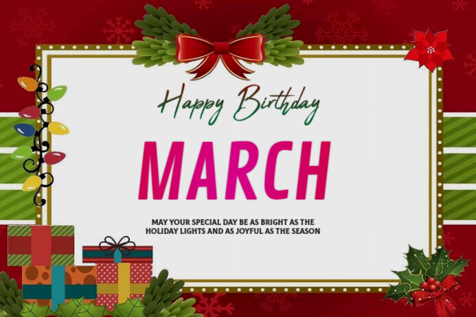 White Joyful Birthday Card Label Template | PosterMyWall
