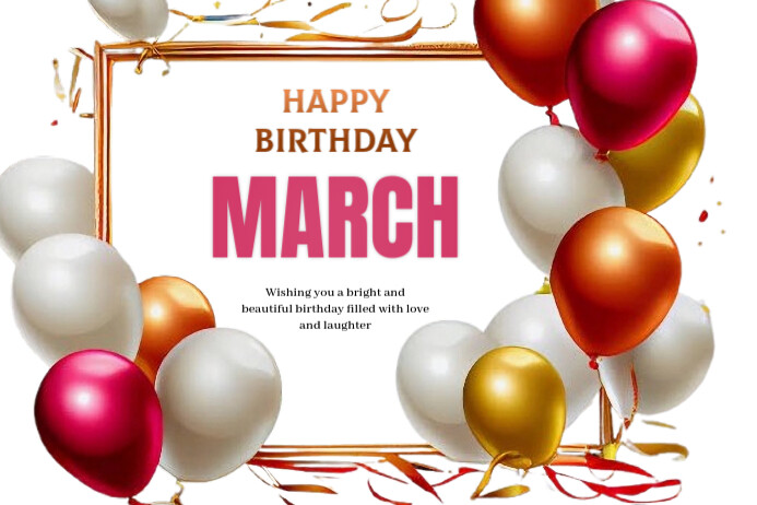 White Joyful Birthday Card Label Template | PosterMyWall