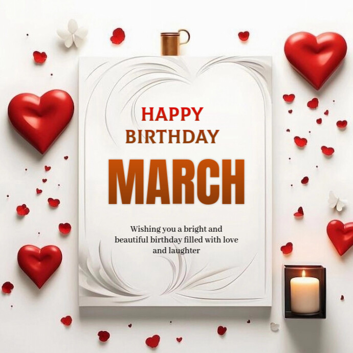 White Joyful Birthday Card Logo Template | PosterMyWall