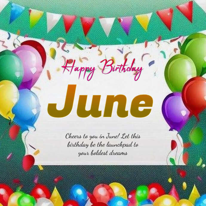 White Joyful Birthday Card Logo Template | PosterMyWall