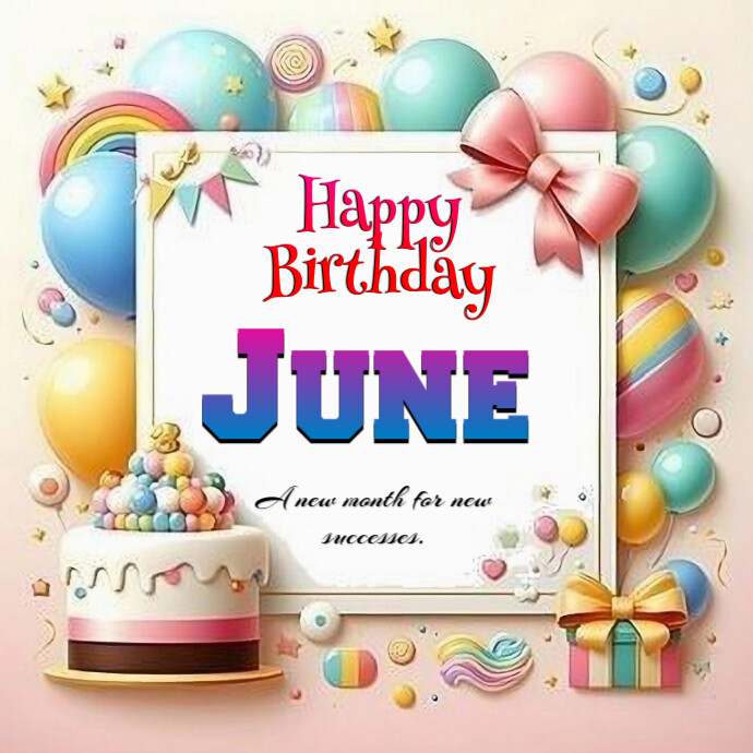 Plantilla de White Joyful Birthday Card Logo | PosterMyWall