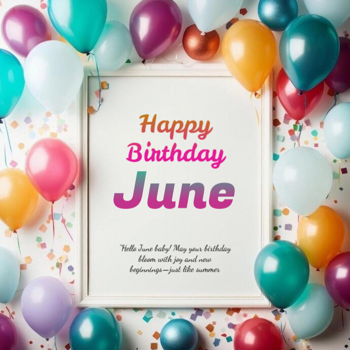 White Joyful Birthday Card Logo Template | PosterMyWall