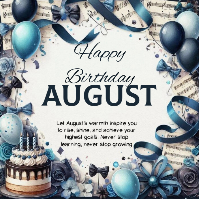 White Joyful Birthday Card Logo Template | PosterMyWall