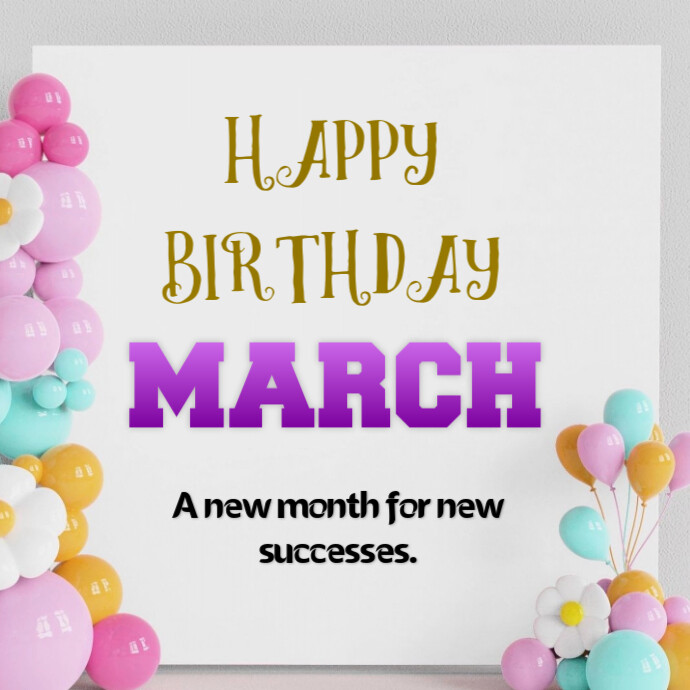 Plantilla de White Joyful Birthday Card Logo | PosterMyWall