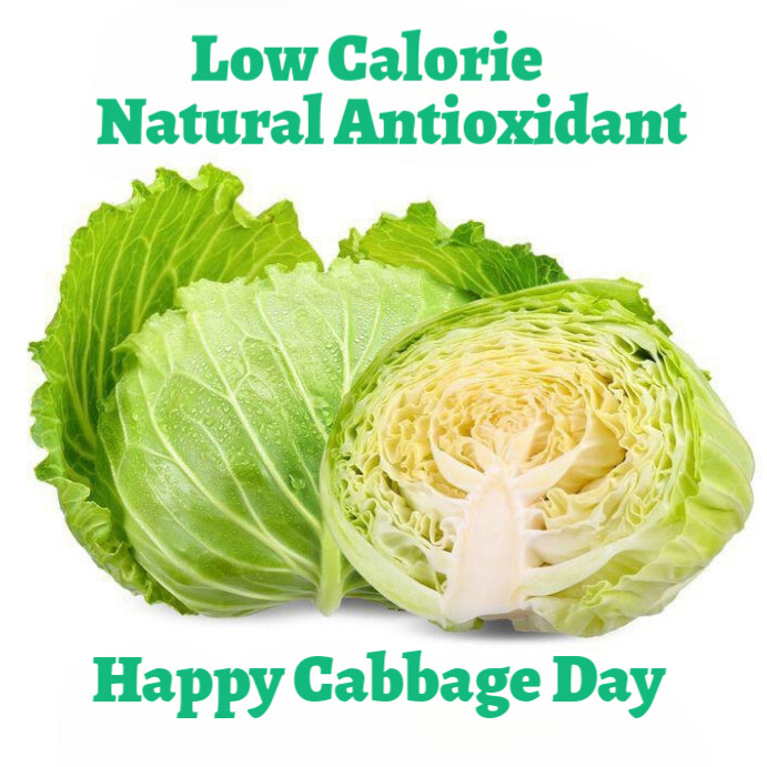 Copy of White Joyful Cabbage Day Instagram Post | PosterMyWall