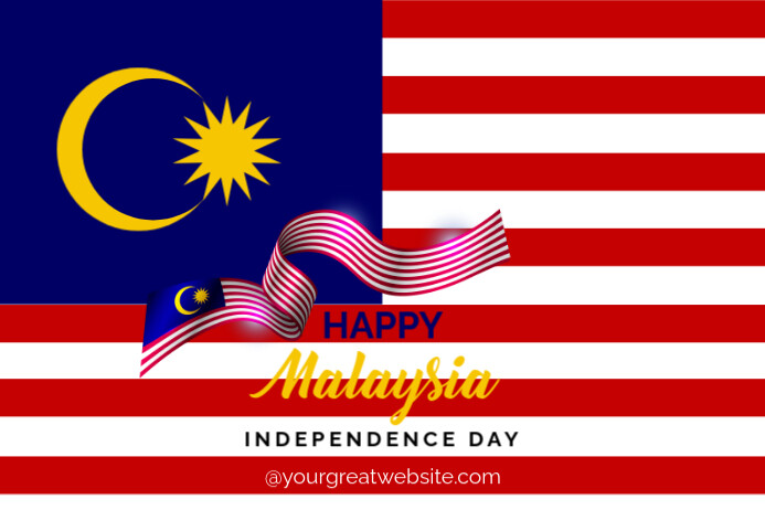 White Joyful Celebrate Malaysia's Spirit With This Beautiful National ...