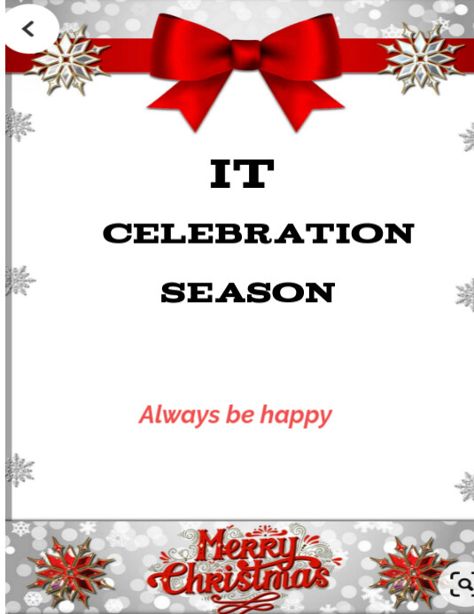 White Joyful Celebration Flyer (us Letter) Template | PosterMyWall