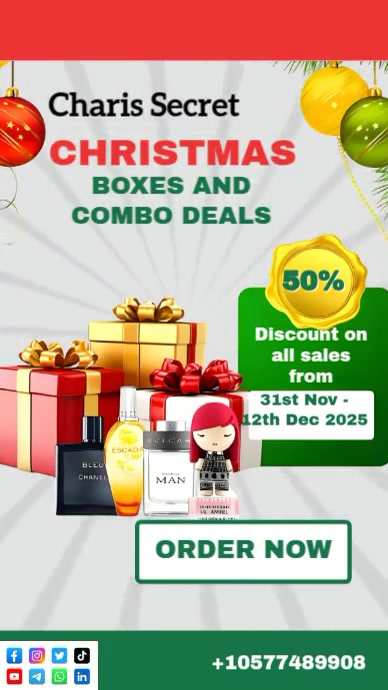 White Joyful Charis Secret Instagram Reel Template | PosterMyWall