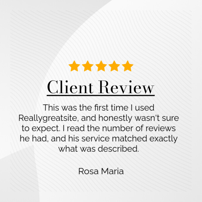 White Joyful Client Reviews Cards Album Cover Template | PosterMyWall