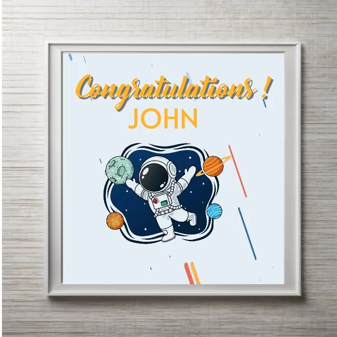 White Joyful Congratulations Post Instagram P Template | PosterMyWall