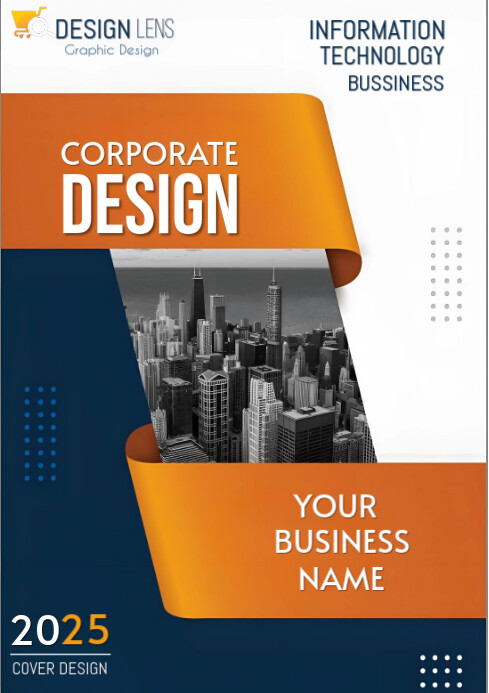 White Joyful Corporate Design A4 Template | PosterMyWall