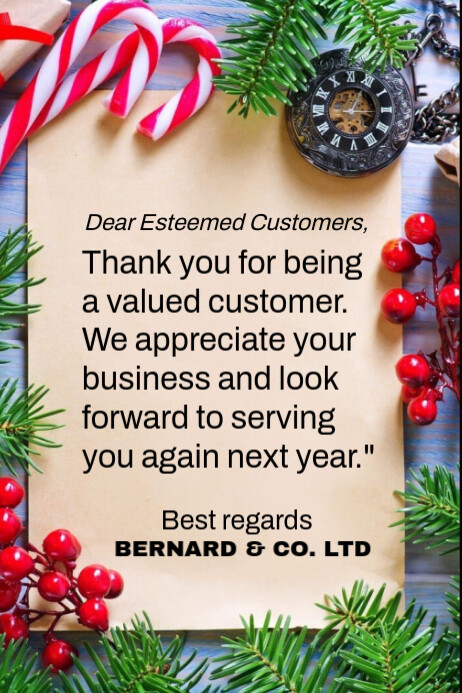 Copy of White Joyful Customer Appreciation Card Poster | PosterMyWall