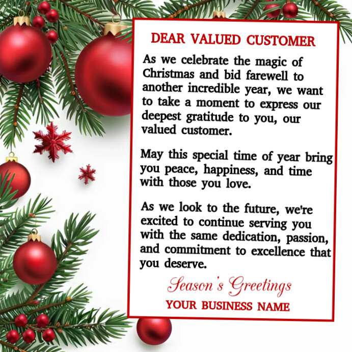 White Joyful Customer Appreciation Instagram Post Template | PosterMyWall