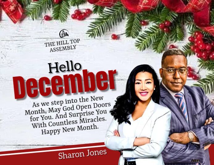 Copy of White Joyful December Flyer (us Letter) | PosterMyWall