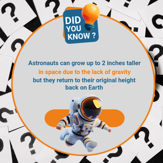 White Joyful Did You Know Poster Instagram Post Template | PosterMyWall