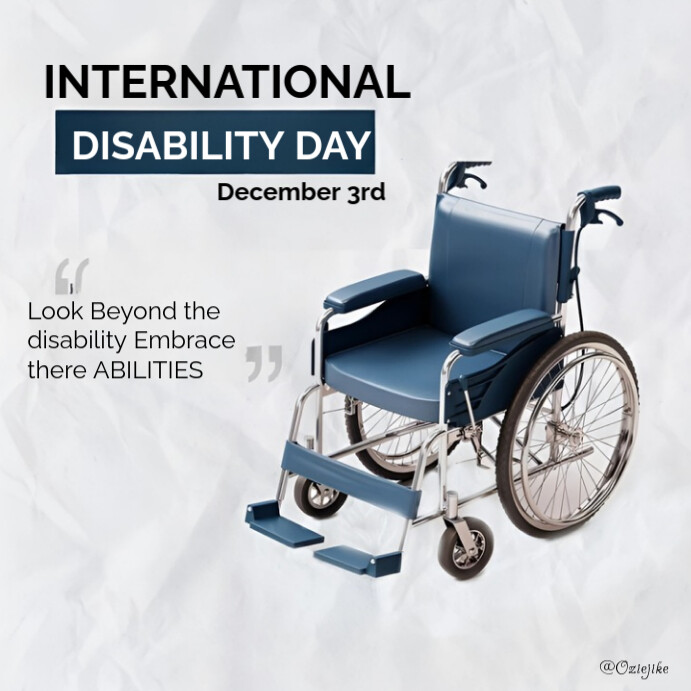 White Joyful Disability Template Instagram Post | PosterMyWall