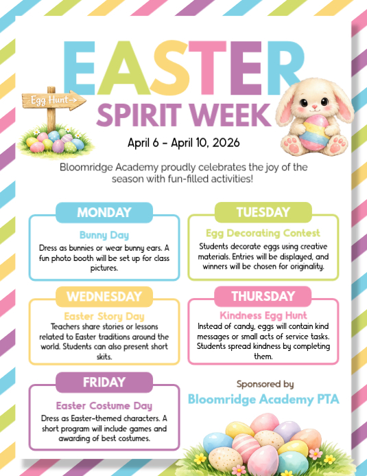 White Joyful Easter Spirit Week Flyer Template | PosterMyWall
