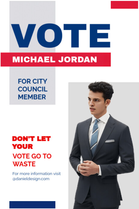 Copy of White Joyful Election Campaign Poster | PosterMyWall