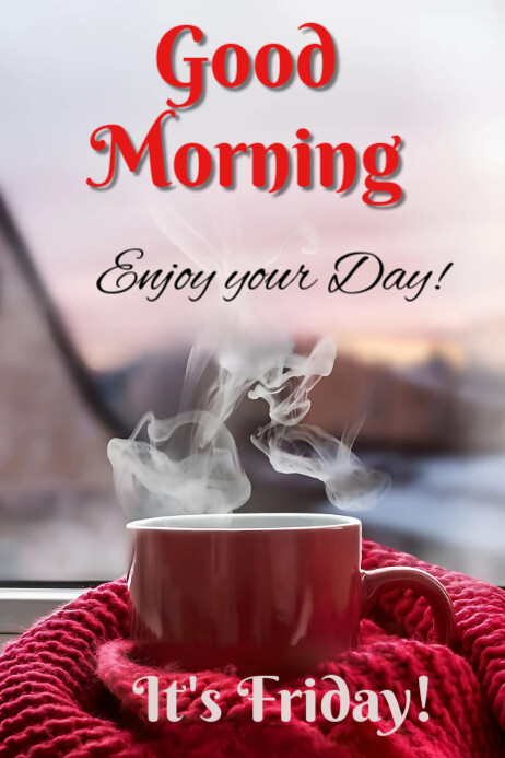 Copy of White Joyful Friday Quotes Poster | PosterMyWall