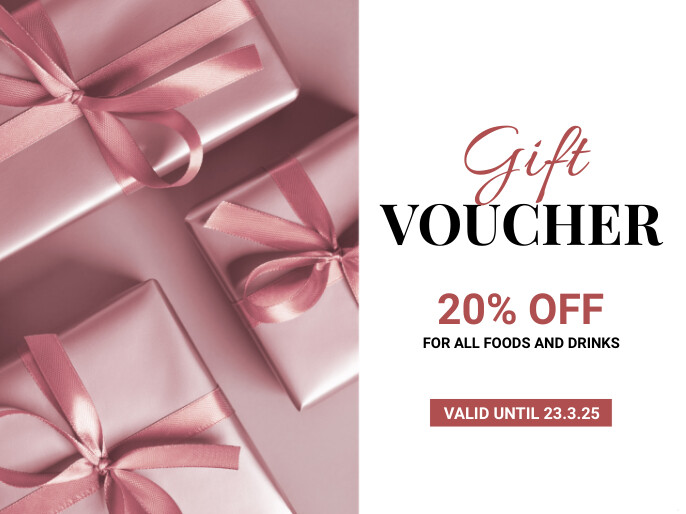 Copy of White Joyful Gift Voucher Presentation | PosterMyWall