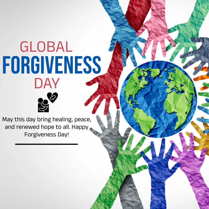 White Joyful Global Forgiveness Day Instagra Template | PosterMyWall