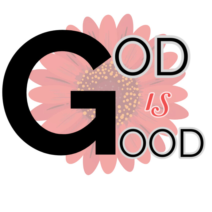 White Joyful God Is Good Instagram Post Template | PosterMyWall