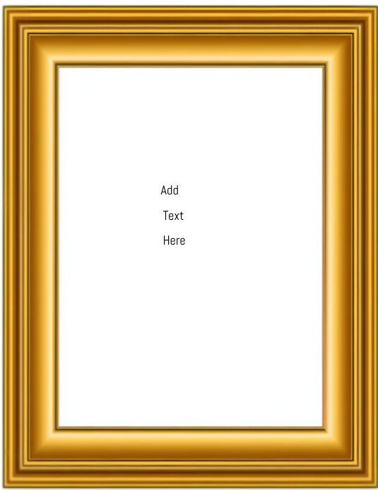 Copy of White Joyful Gold Frame Design Flyer (us Let | PosterMyWall