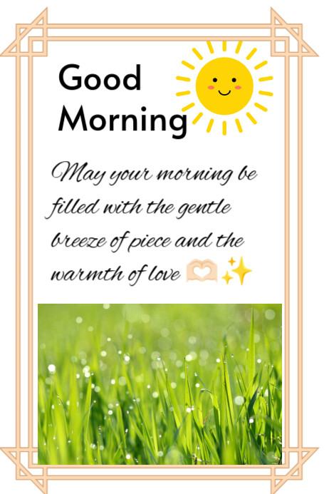 Copy of White Joyful Good Morning Poster | PosterMyWall