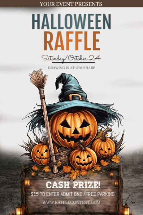 White Joyful Halloween Poster Template | PosterMyWall