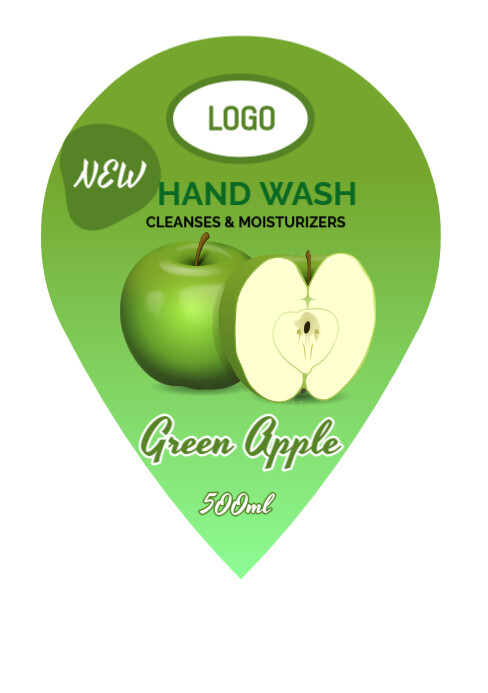 Copy of White Joyful Handwash Packaging Label Design A5 | PosterMyWall