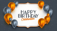 happy birthday digital display video Template | PosterMyWall