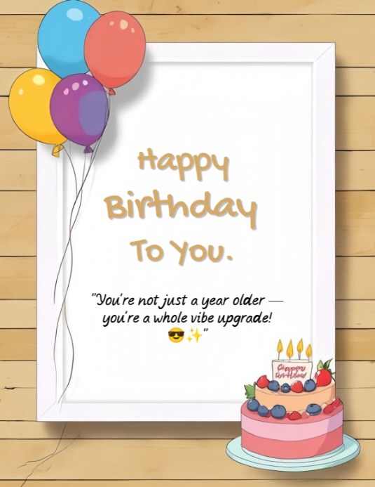 White Joyful Happy Birthday Templates 2025 And Online Greeting Cards ...