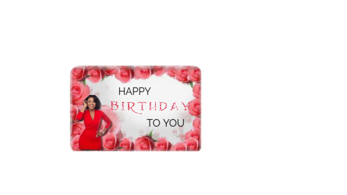 White Joyful Happy Birthday Youtube Thumbnail Template | PosterMyWall
