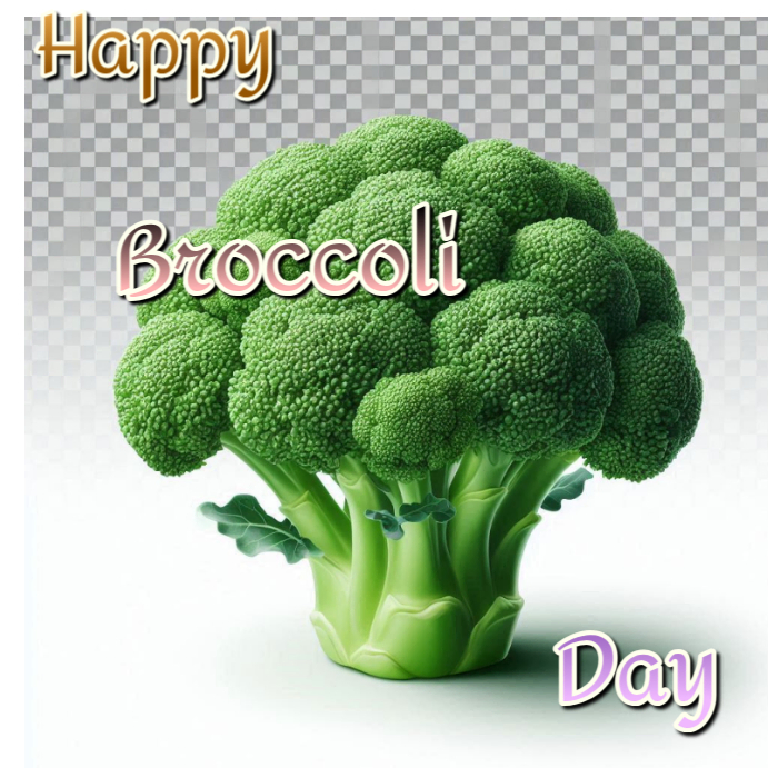 Plantilla de White Joyful Happy Broccoli Day Instagram Post | PosterMyWall