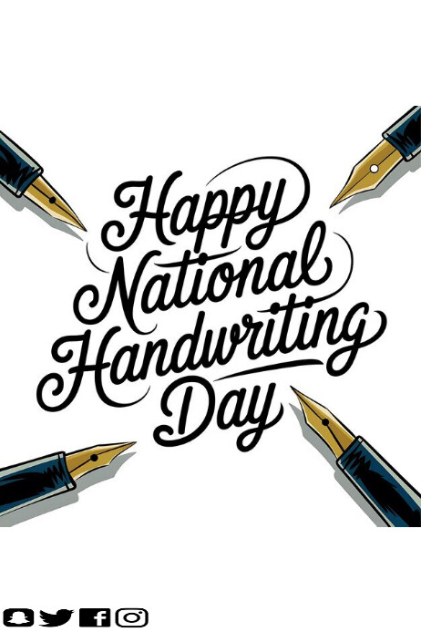 Copy of White Joyful Happy Hand Writing Day Poster | PosterMyWall