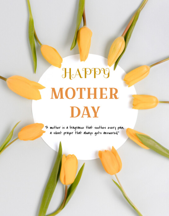 Copy of White Joyful Happy Mother Poster/wallboard | PosterMyWall