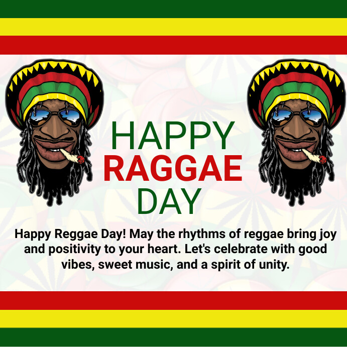 Copy of White Joyful Happy Raggae Instagram Post | PosterMyWall