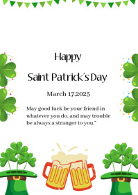 happy saint patrick day Template | PosterMyWall