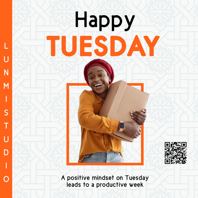 Copy of White Joyful Happy Tuesday Instagram Post | PosterMyWall