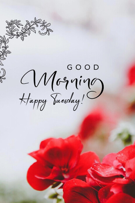 Copy of White Joyful Happy Tuesday Morning Banner 4' × 6' | PosterMyWall