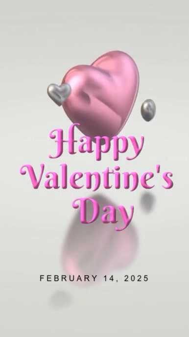 Copy of White Joyful Happy Valentine's Day Animation Celebration ...