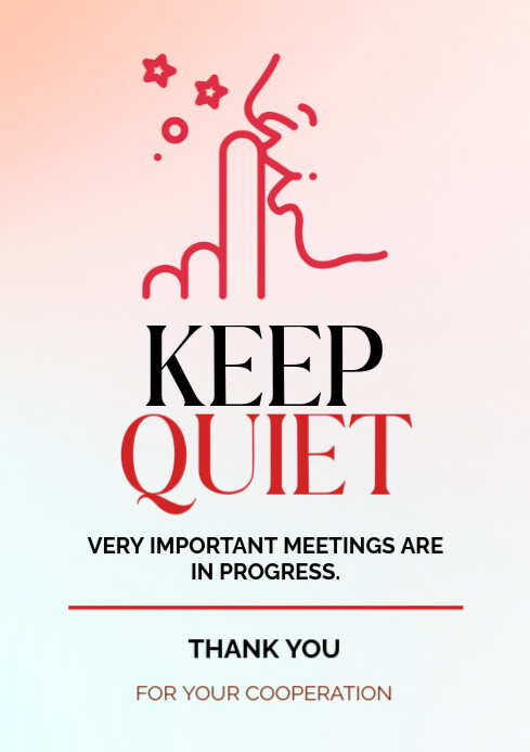 White Joyful Important Announcement Notification Flyers A4 Template ...