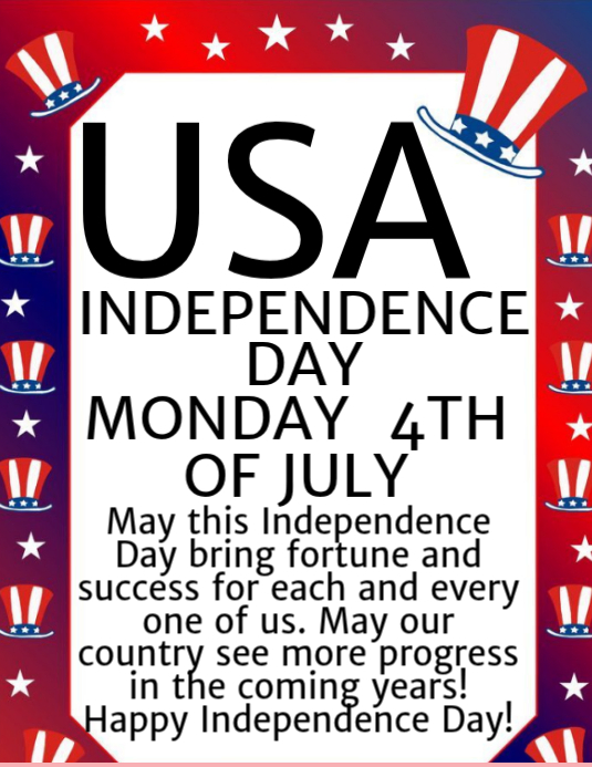 Plantilla de Independence Day Celebration | PosterMyWall