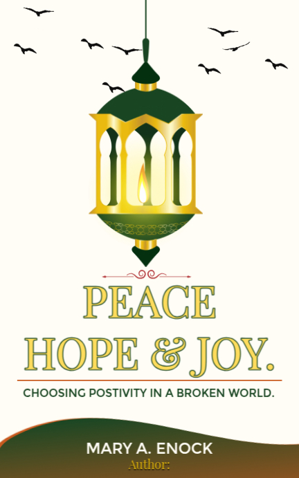 White Joyful Inspirational Book Cover Kindle/book Covers Template ...
