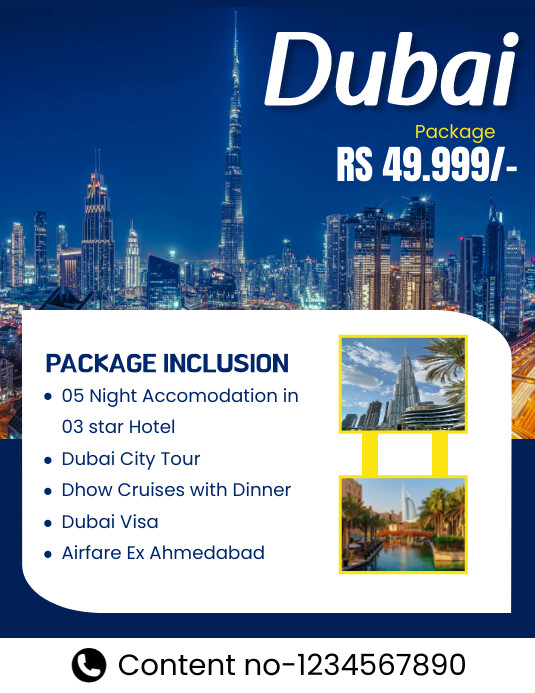 Copy of White Joyful Instagram Dubai Flyer (us Letter | PosterMyWall