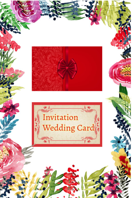 White Joyful Invitation Wedding Poster Template | PosterMyWall