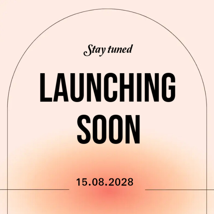 White Joyful Launching Soon Instagram Post Template | PosterMyWall