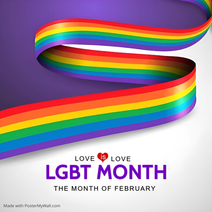 Copy of White Joyful Lgbt Month Instagram Post | PosterMyWall
