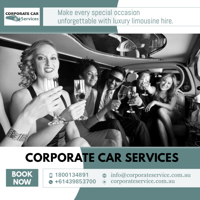 Copy of White Joyful Limo Hire Party Instagram Post | PosterMyWall