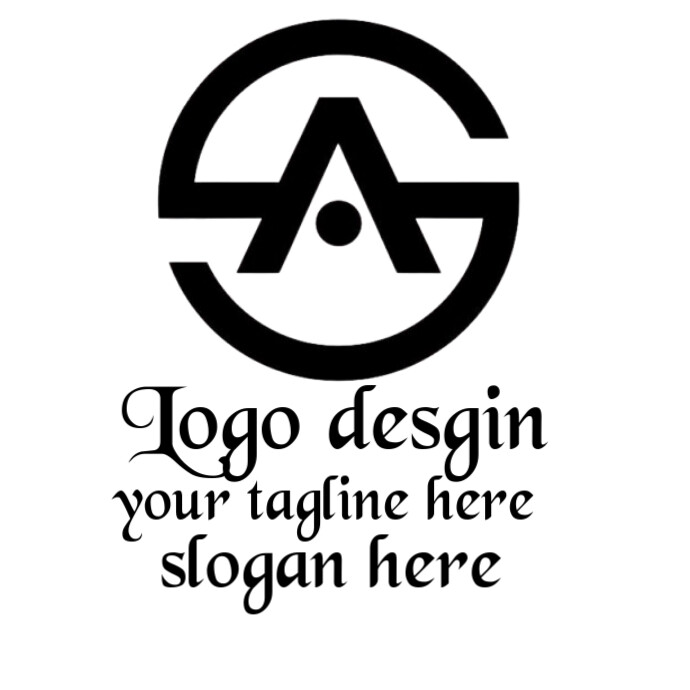 White Joyful Logo Desgin Logo Template | PosterMyWall